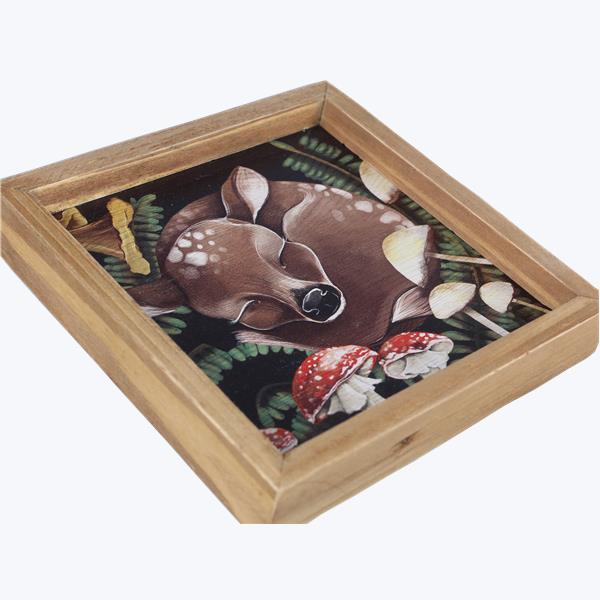 Wood Cozy Woodland Creature Wall Art - My Secret Garden