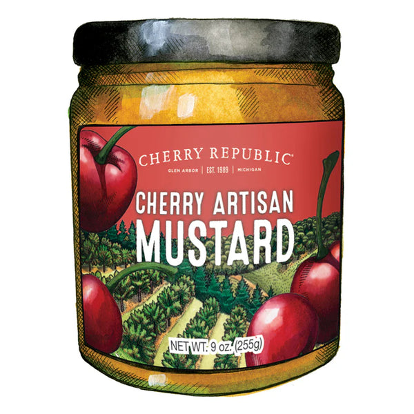Cherry Artisan Mustard 9oz - My Secret Garden