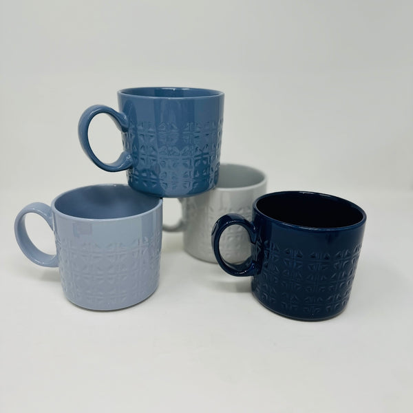 Shades of Blue Mug Set of - FINAL SALE - My Secret Garden