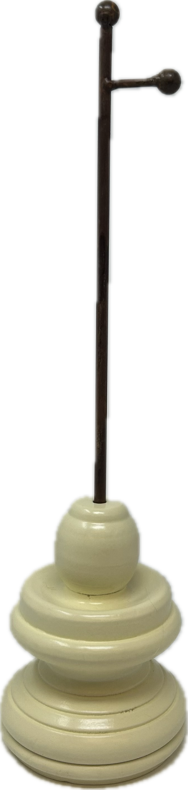 Cream Display Stand w/ Pole - My Secret Garden