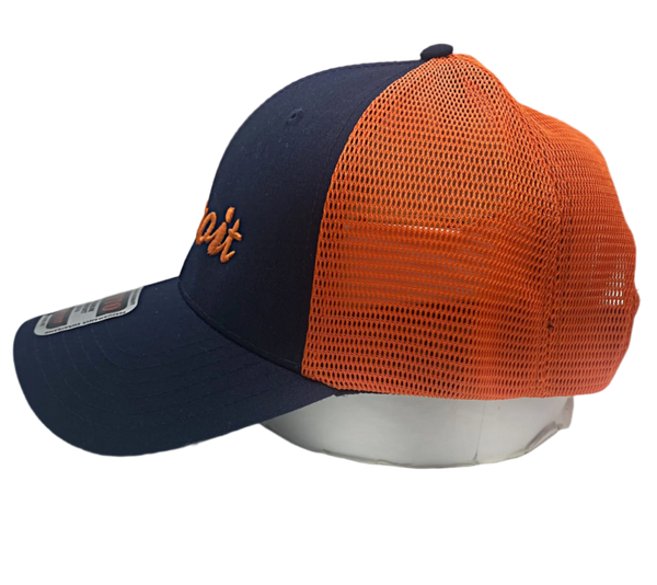 Detroit Tigers Puff Embroidered Ball Cap - My Secret Garden